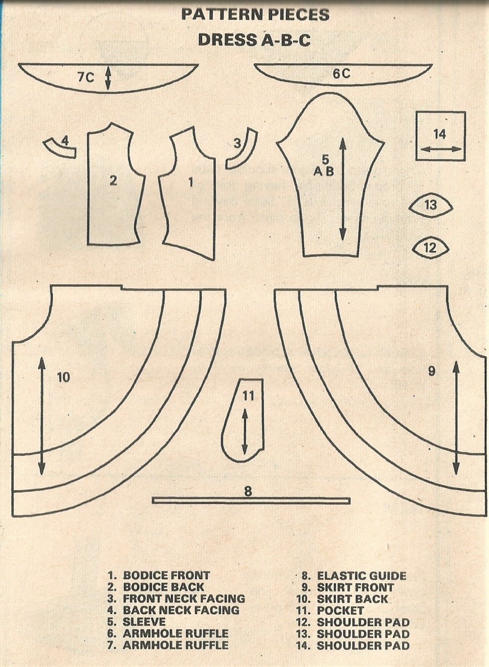 Mccall's 8540, Vintage 1983 Sewing Pattern, Misses Knit Dress, Dropped ...