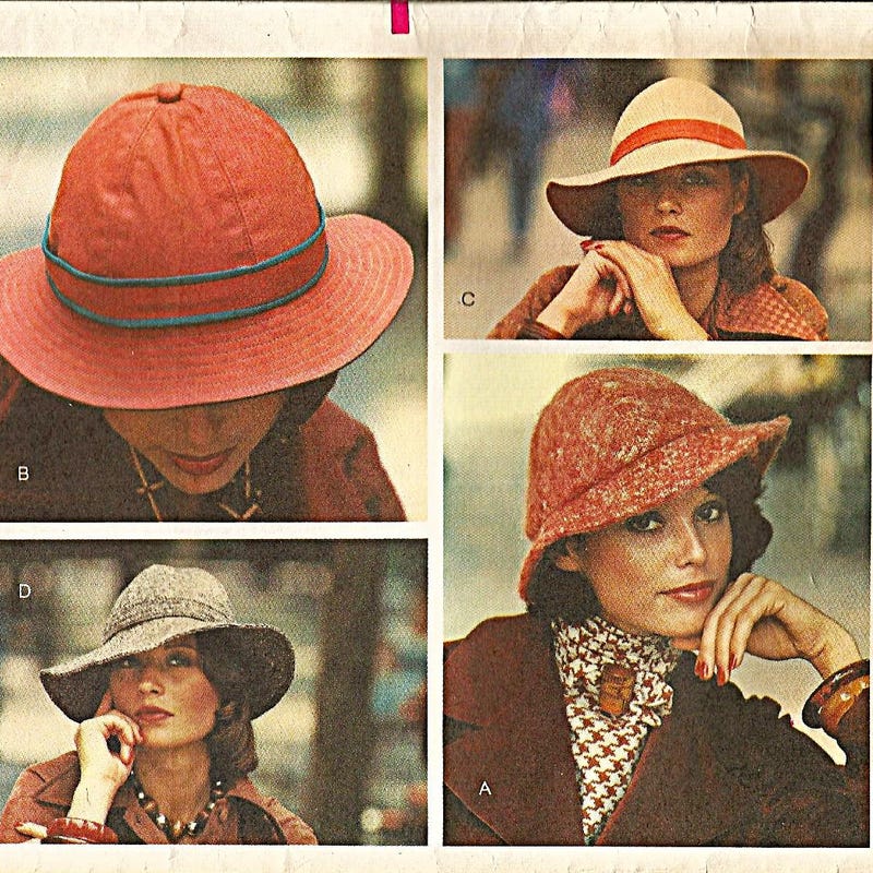 Vogue Hat Pattern - Etsy