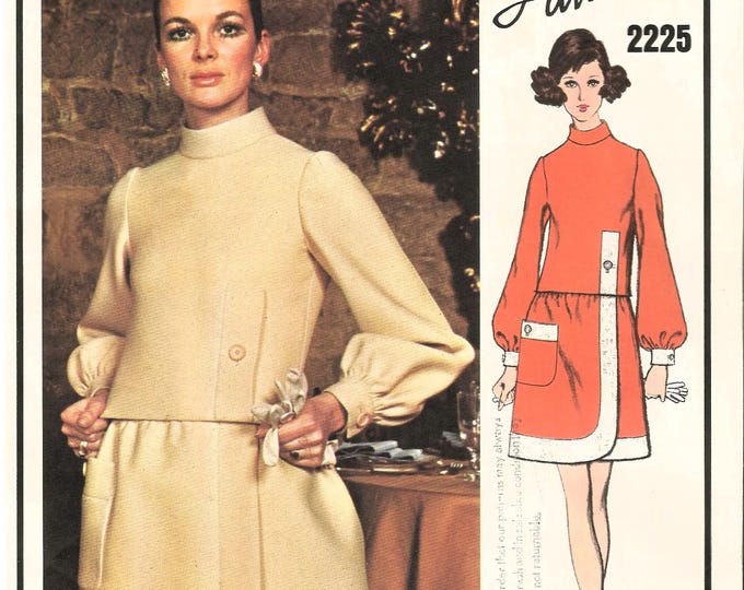 Vogue 1645, Vintage 1966 Sewing Pattern, Balmain Paris Original, RARE ...
