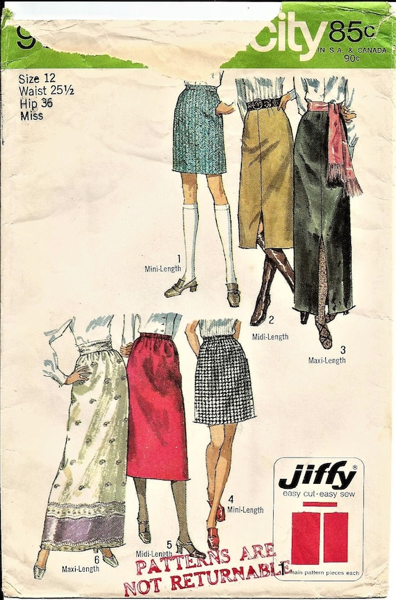 Simplicity 9099 Vintage 1970 Sewing Pattern Woman's Mini | Etsy