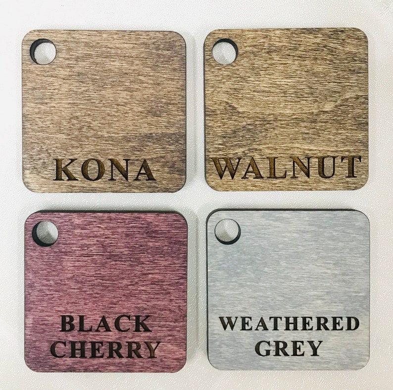 Beautiful Classic Wood crate tag / name plate | Etsy