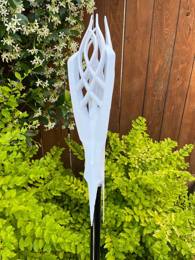 Gandalf the White 3D Printed Universal Thread Staff Topper - Etsy