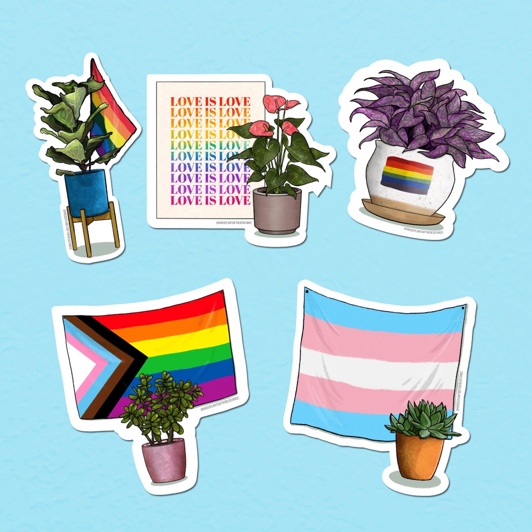 Pride Die Cut Sticker Pack (includes 5 Stickers!) - Etsy