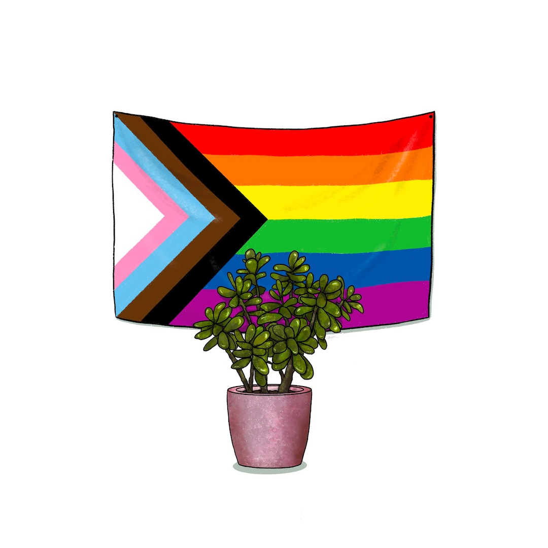 Progress Pride Flag Art Print - Etsy