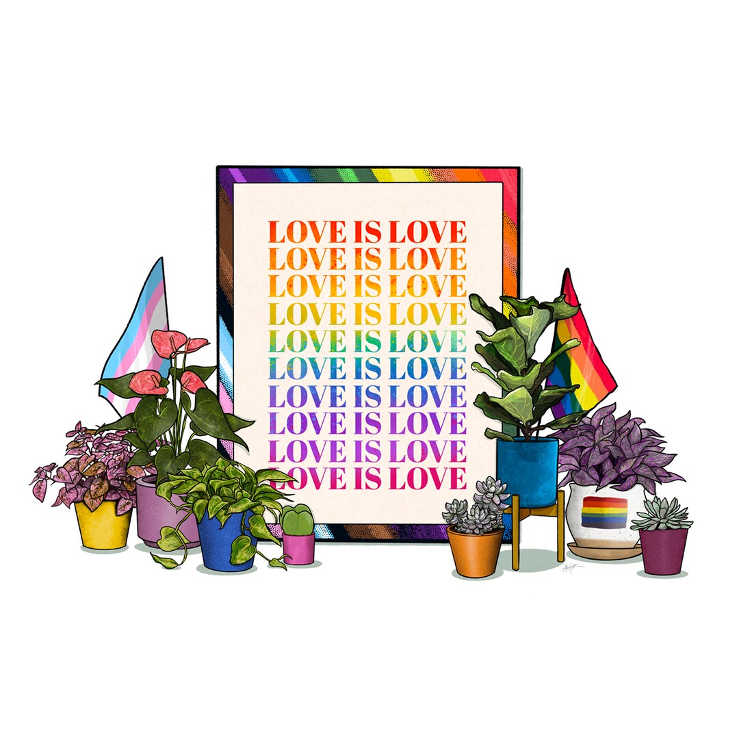Plant Pride Art Print - Etsy