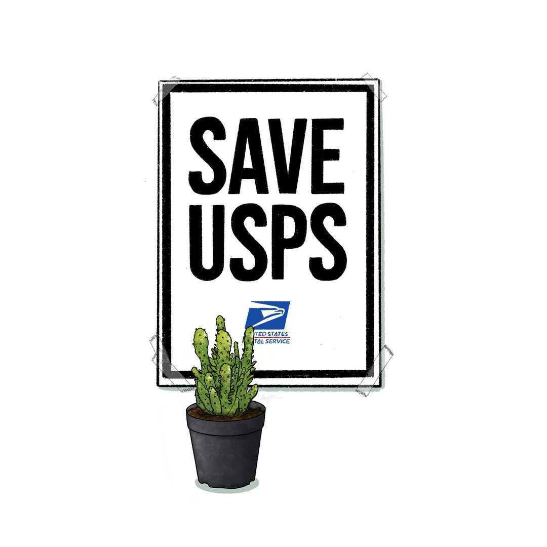Save the USPS Art Print - Etsy
