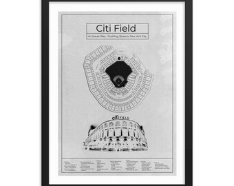 Shea Stadium Blueprint - Etsy