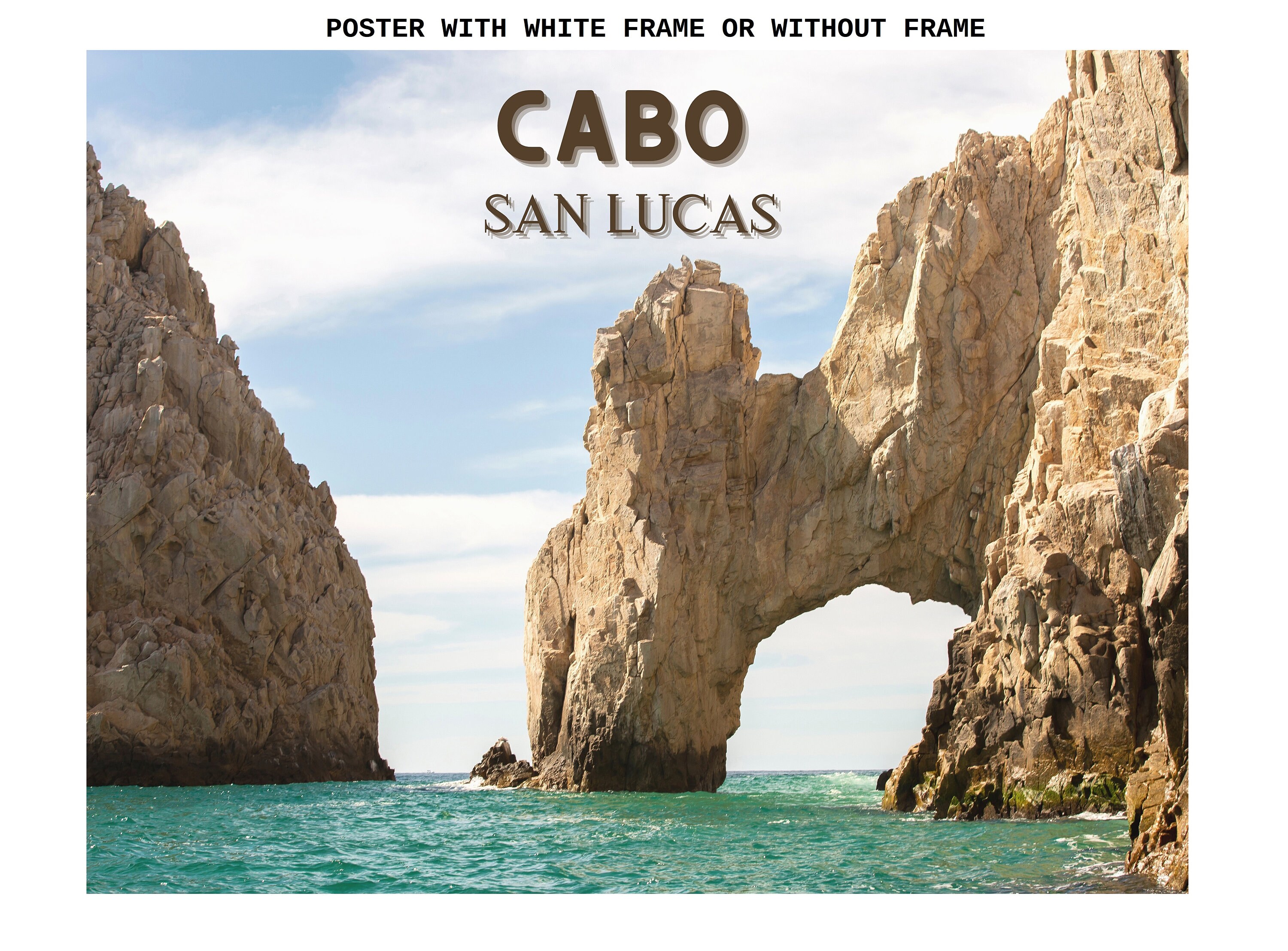 Cabo San Lucas Print - Mexico - Beach Wall Art - Fun Art - Retro Art ...
