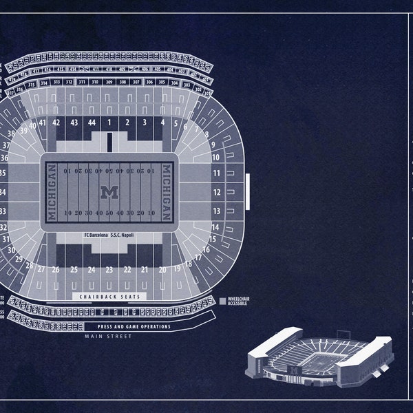 The Big House Stadium Svg - Etsy