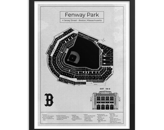 Fenway Park Vintage Poster - Etsy