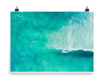 Malibu Retro California Poster Surf Spot Beach Print - Etsy