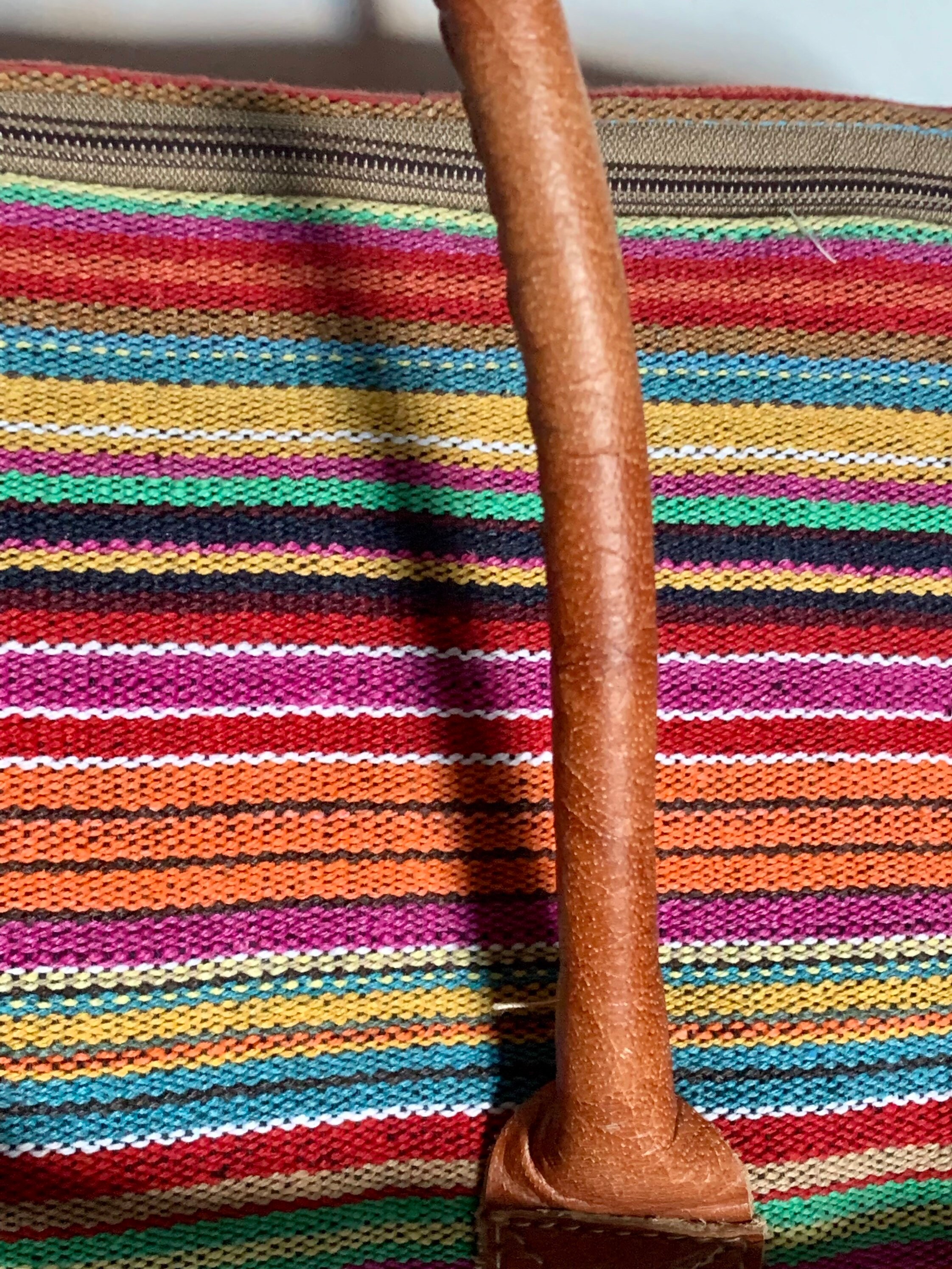 Vintage Upcycled Canvas & Denim Color Block Duffle Bag/luggage XL - Etsy