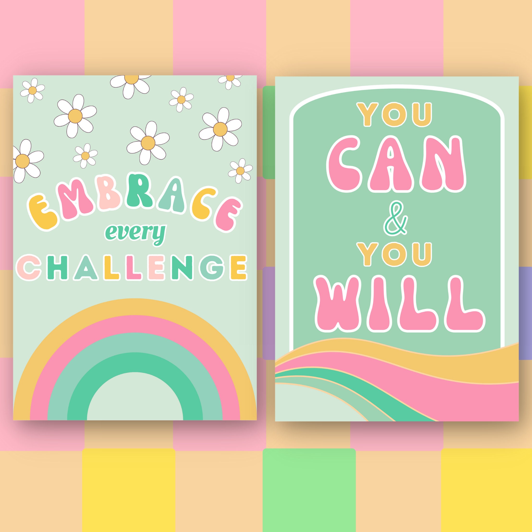Growth Mindset Classroom Poster Set of 10, Education, Positive Posters ...