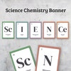 Scientific Chemistry Poster Set, Science Banner, Science Classroom ...