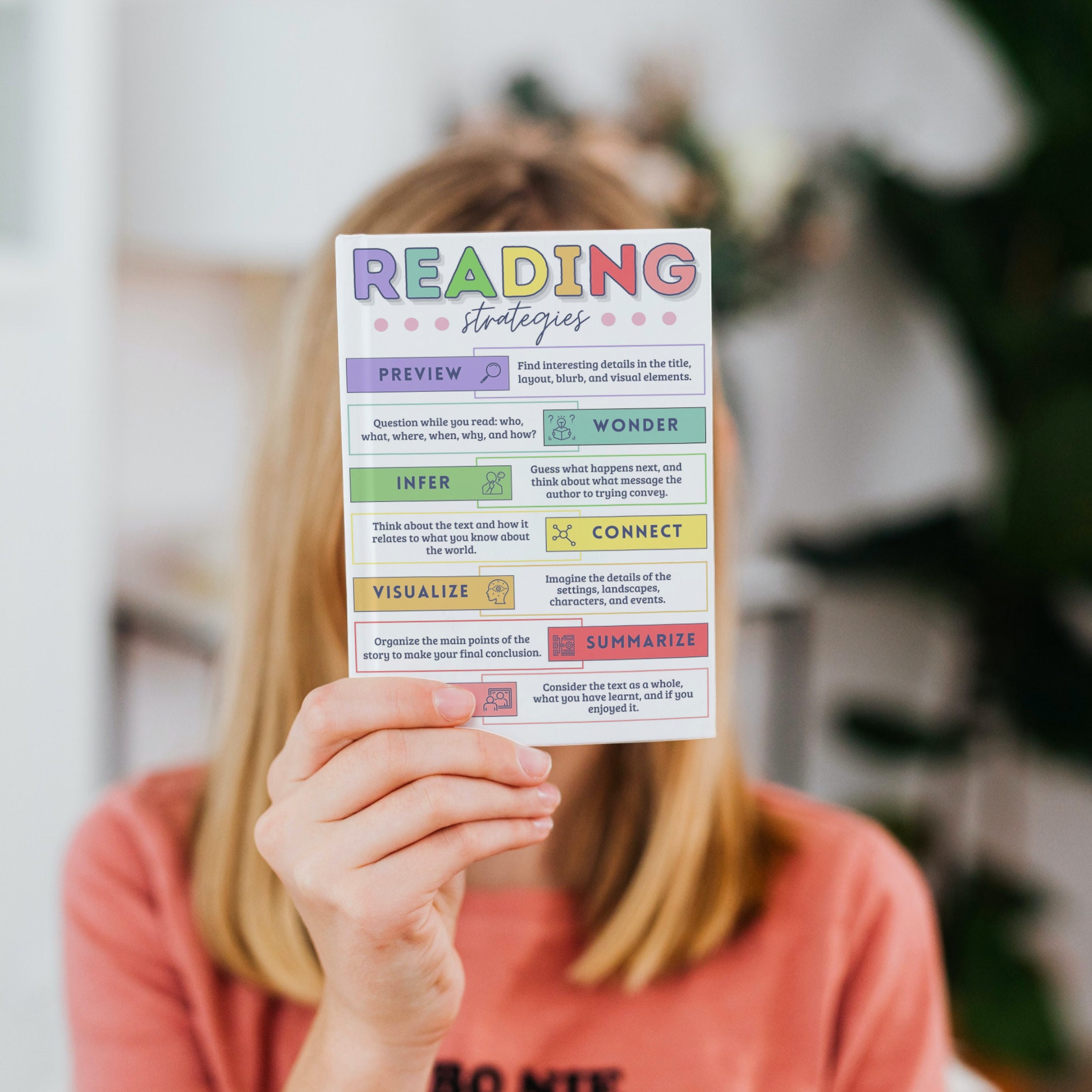 Reading Strategies, Reading Poster, English Language Learning, Young ...