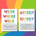 Confused Words Classroom Poster Set of 10, Education, Language Posters ...