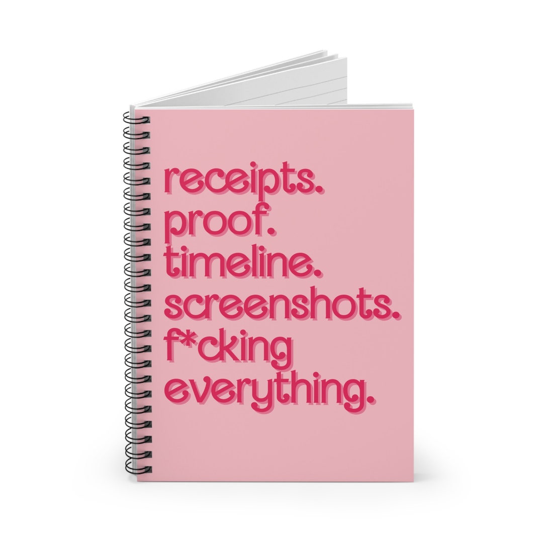 Bravo TV Notebook Spiral RHOSLC Receipts Timeline Screenshot Real ...