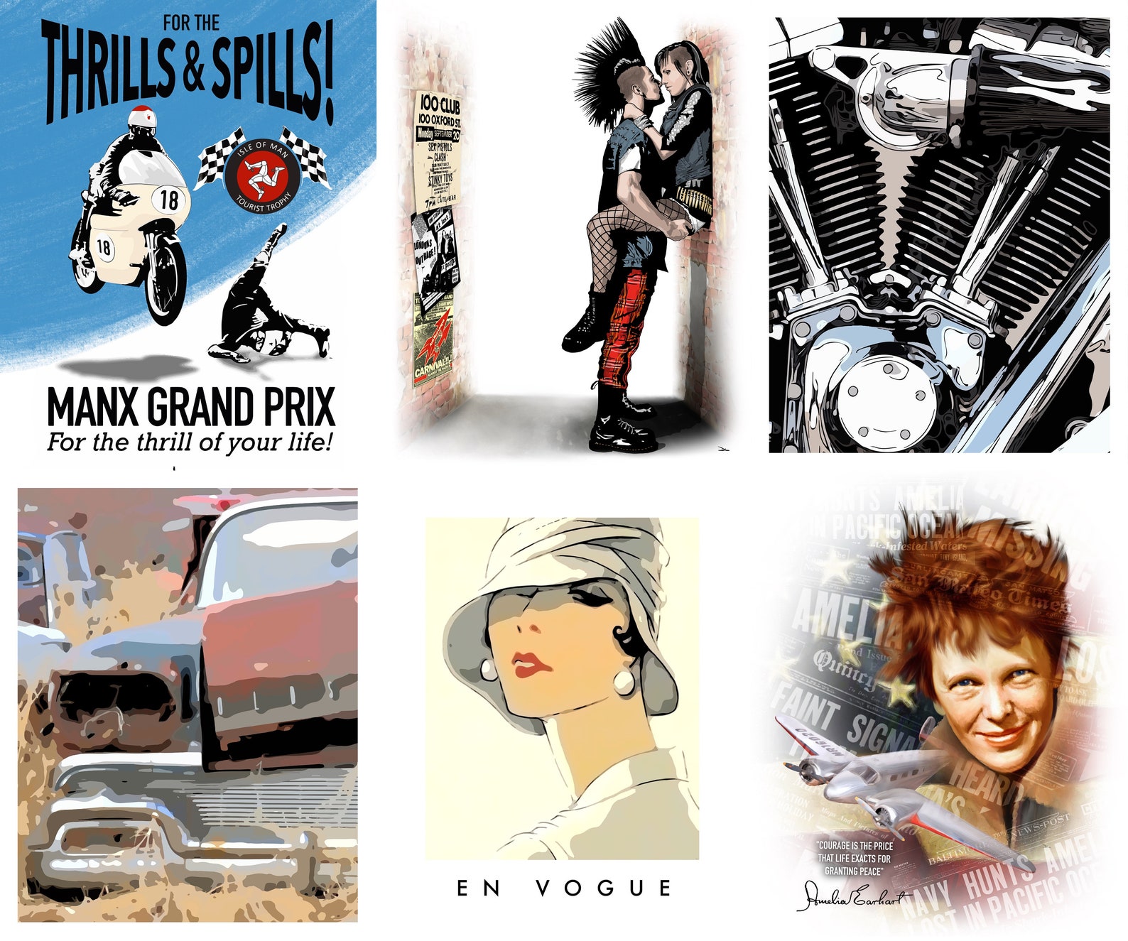 Mod Poster Mod Print Scooter Poster Scooter Print Mod Couple a Way of ...