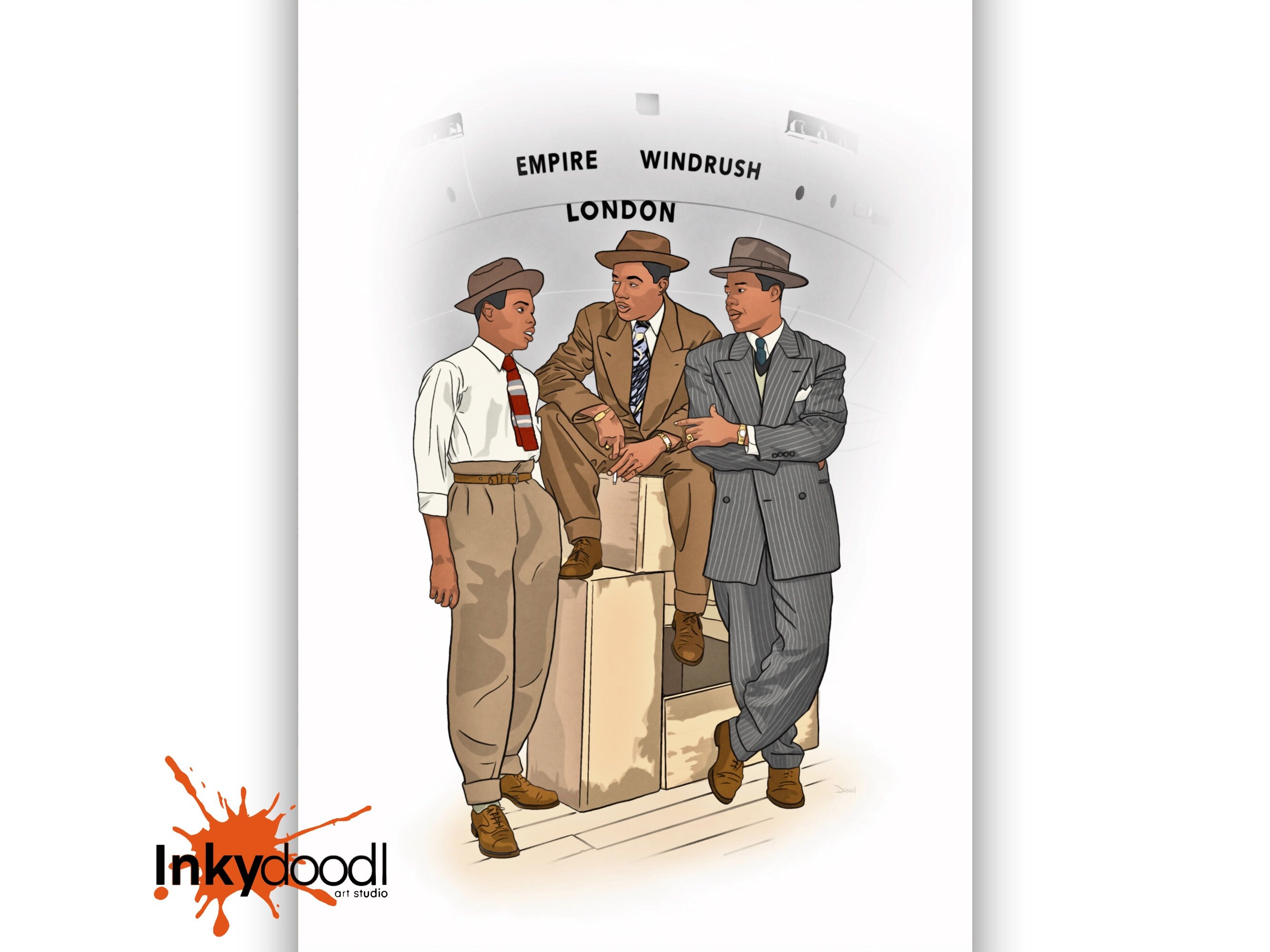 EMPIRE WINDRUSH Poster Art Print - Etsy