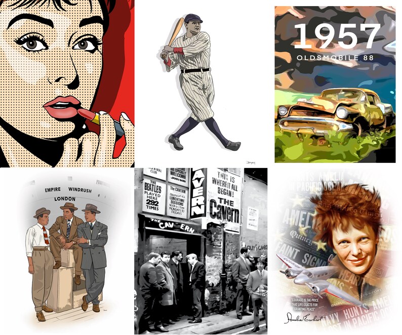 Mod Poster Mod Print Scooter Poster Scooter Print Mod Couple a Way of ...