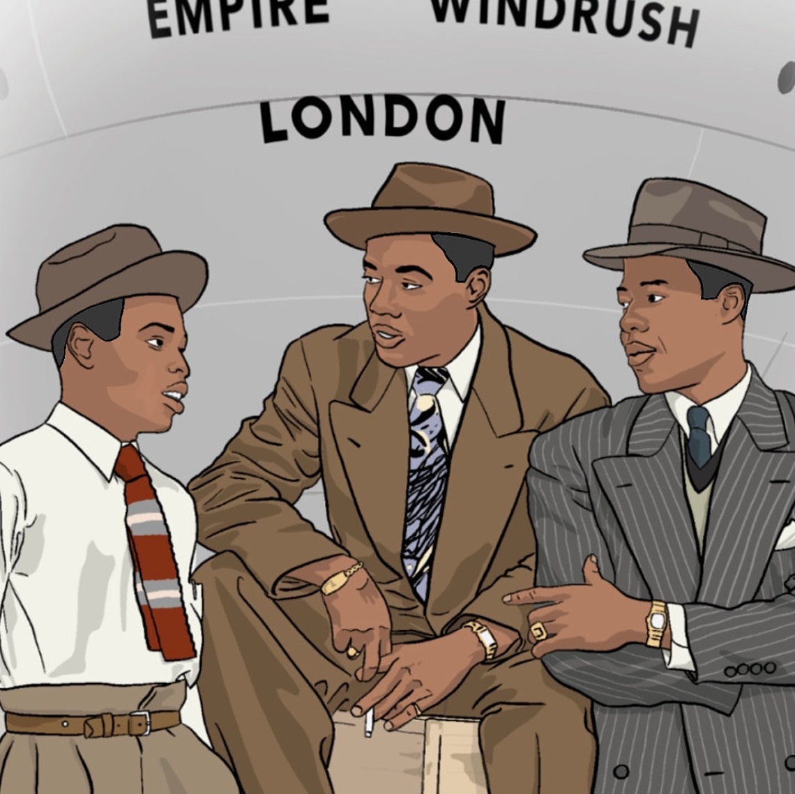 EMPIRE WINDRUSH Poster Art Print | Etsy