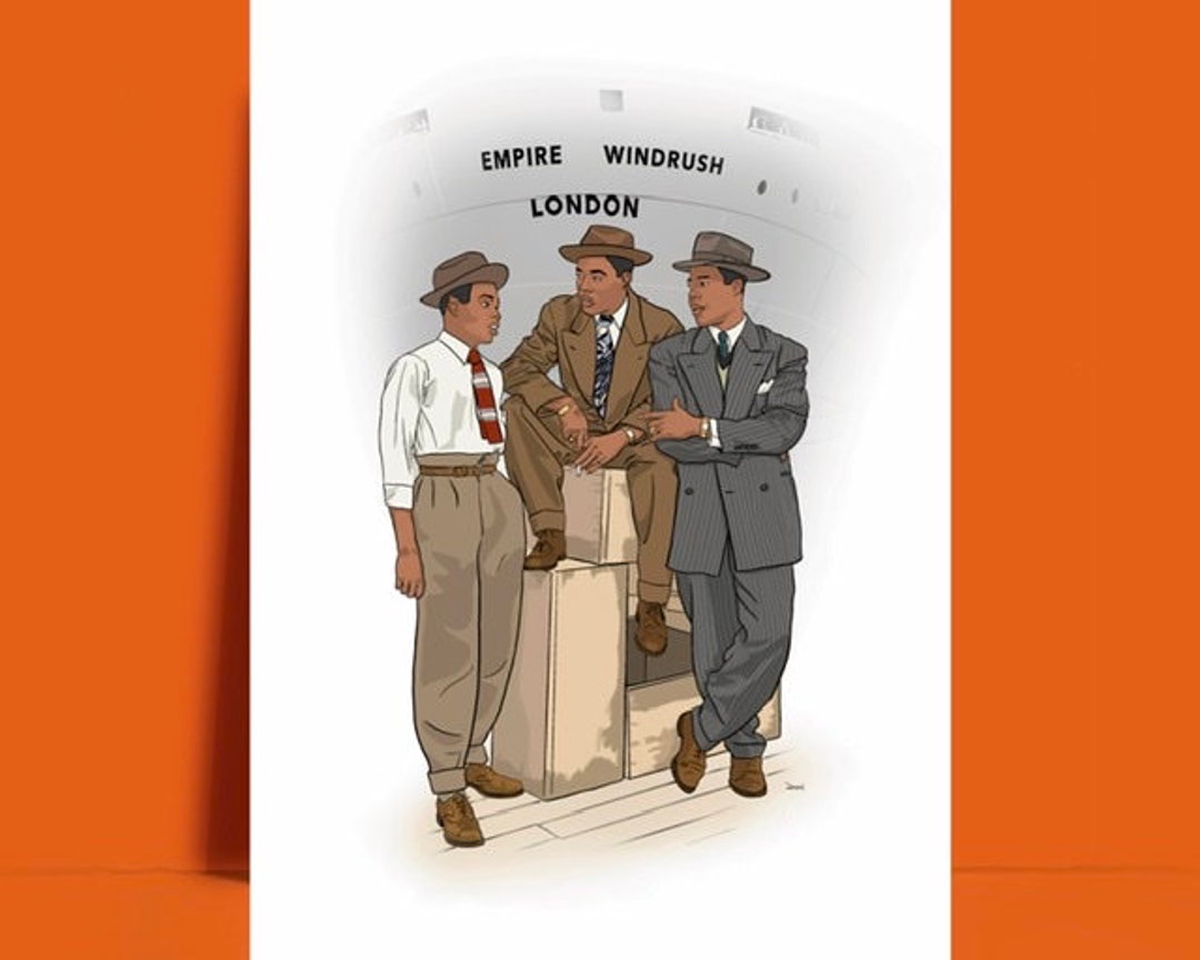 EMPIRE WINDRUSH Poster Art Print - Etsy UK