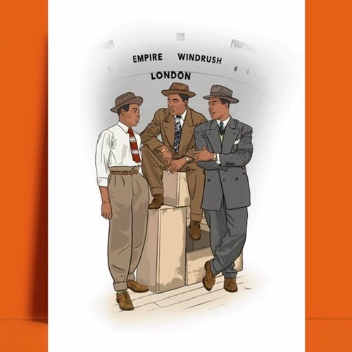 EMPIRE WINDRUSH Poster Art Print - Etsy