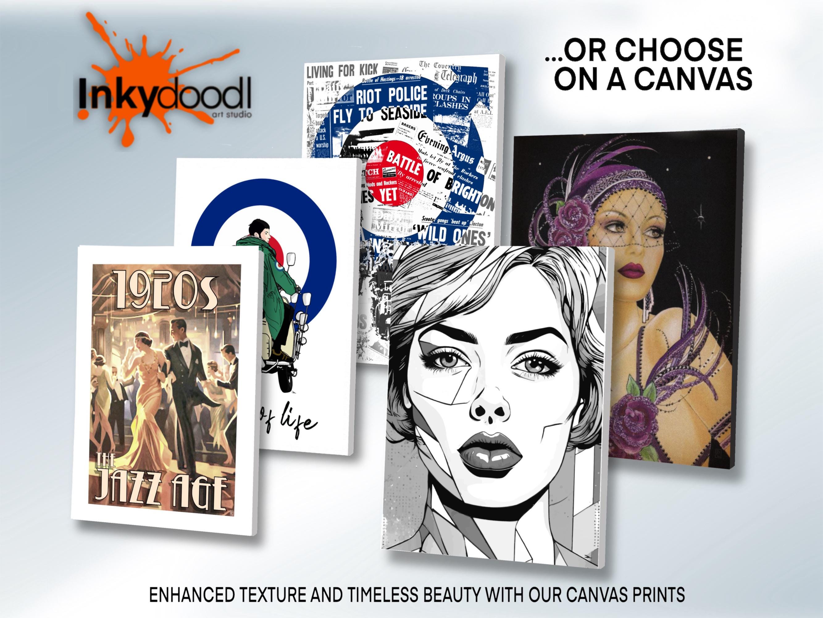 Mod Poster - Mod Print - Scooter Poster - Scooter Print - My Generation ...