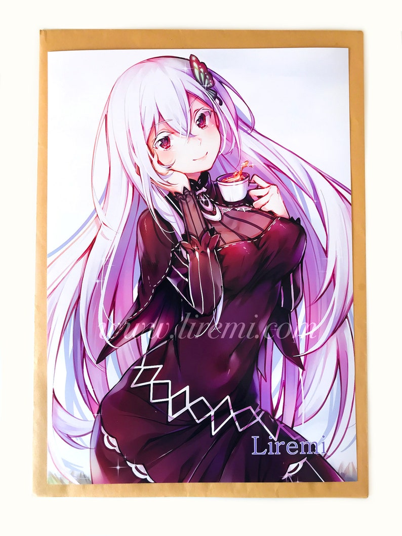 Echidna Rezero Print Anime Nsfw Ver Available Etsy