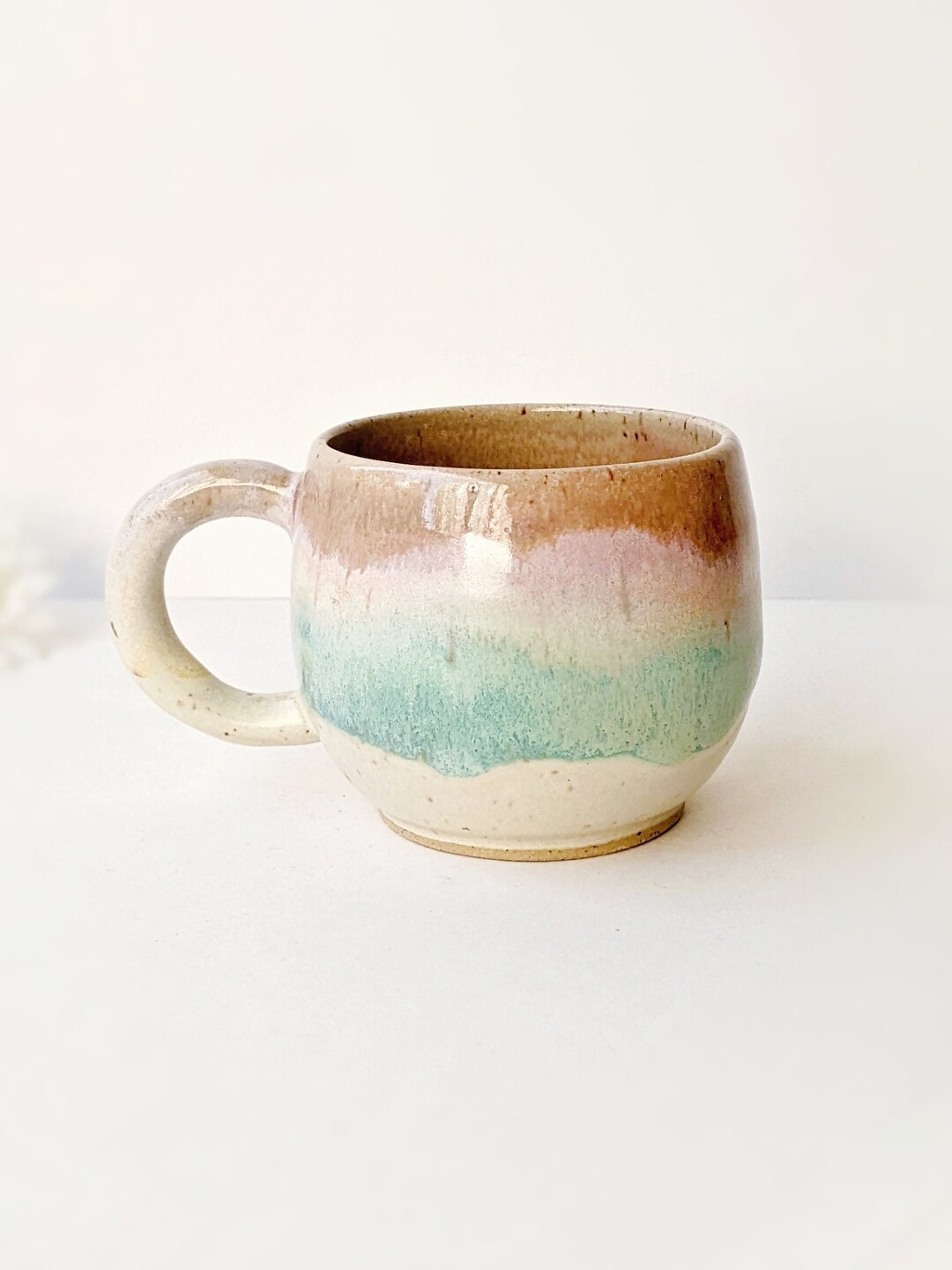 Calming Sunrise Cup, Made to Order, Stoneware, Handmade, Coffee Mug ...