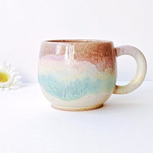 Calming Sunrise Cup, Made to Order, Stoneware, Handmade, Coffee Mug ...