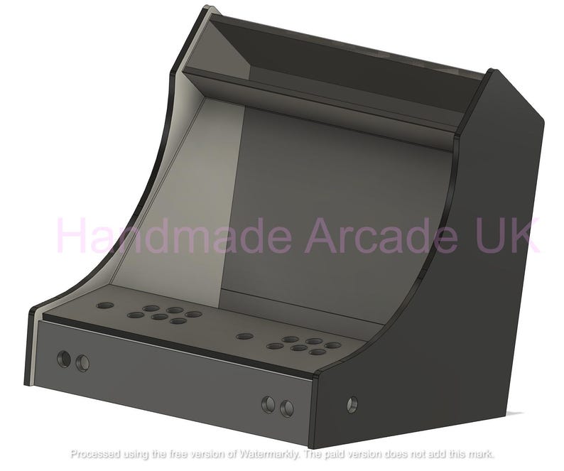 24” Bartop Arcade Cabinet Design Plans With Fusion360 CAD Project File ...