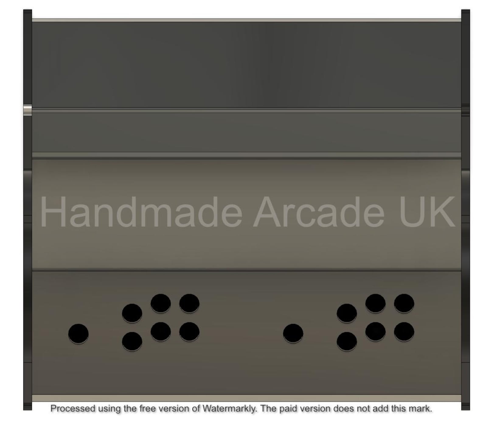 24” Bartop Arcade Cabinet Design Plans With Fusion360 CAD Project File ...
