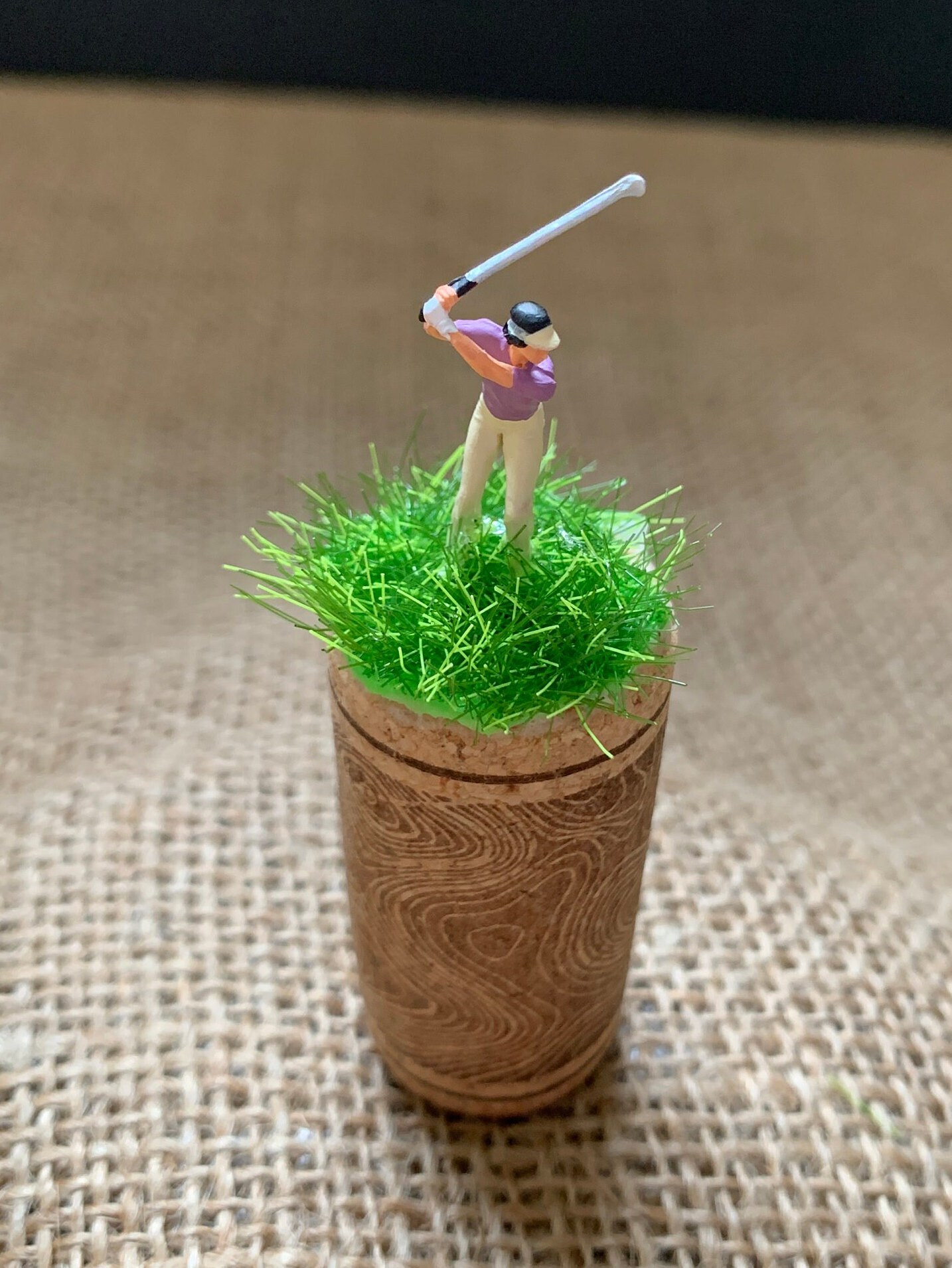 Mini Golfer Sculptures/ho Scale Golfer Sculptures | Etsy