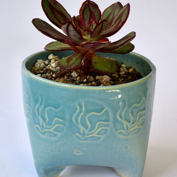 Hand Built Pottery Planter - Etsy