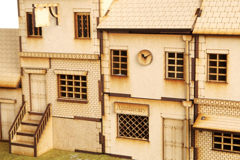 Six Buildings for Wargamers, Ttrpg, WWI, WWII, Modern, Victorian Street ...