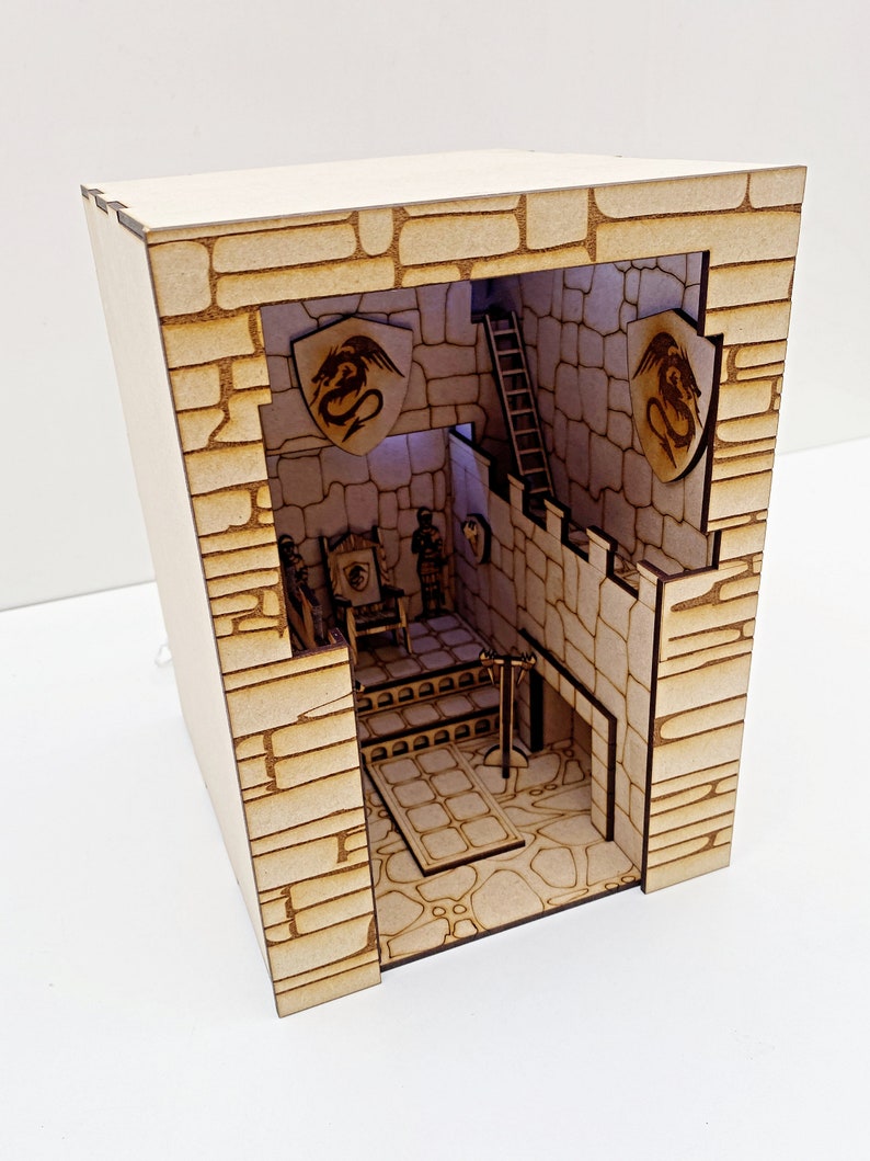 Medieval Fantasy Castle - Throne Room - Royal Palace - Laser Cut or CNC ...