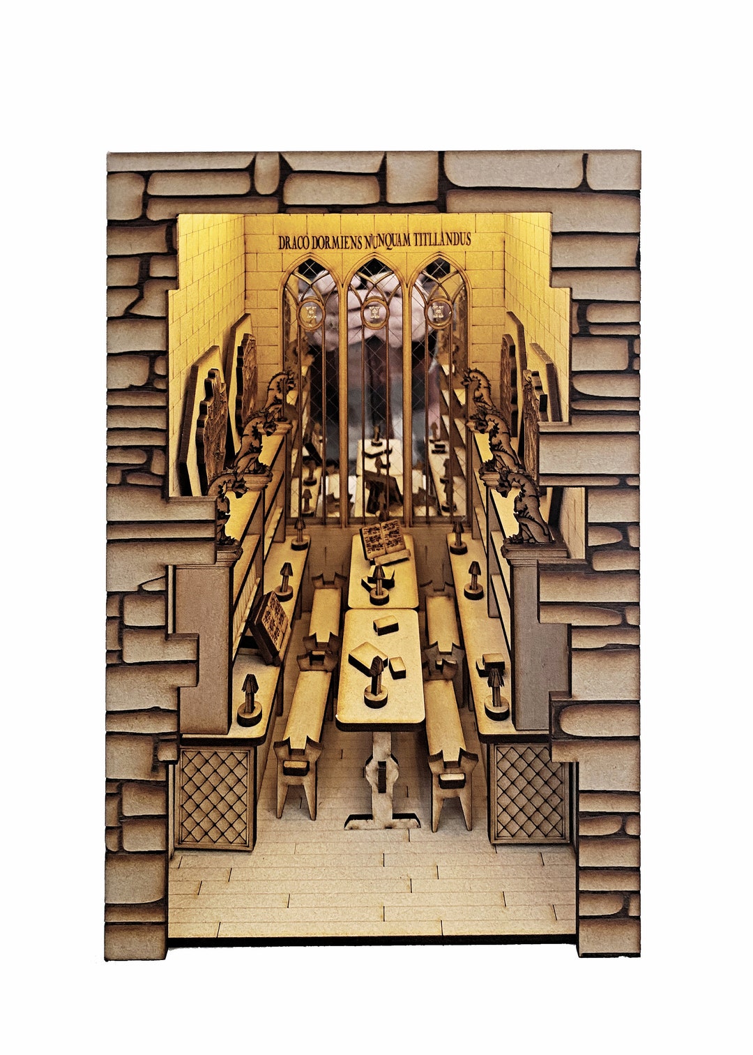 Wizards Library Study Room - Potter Inspired - Laser Cut or CNC Digital ...