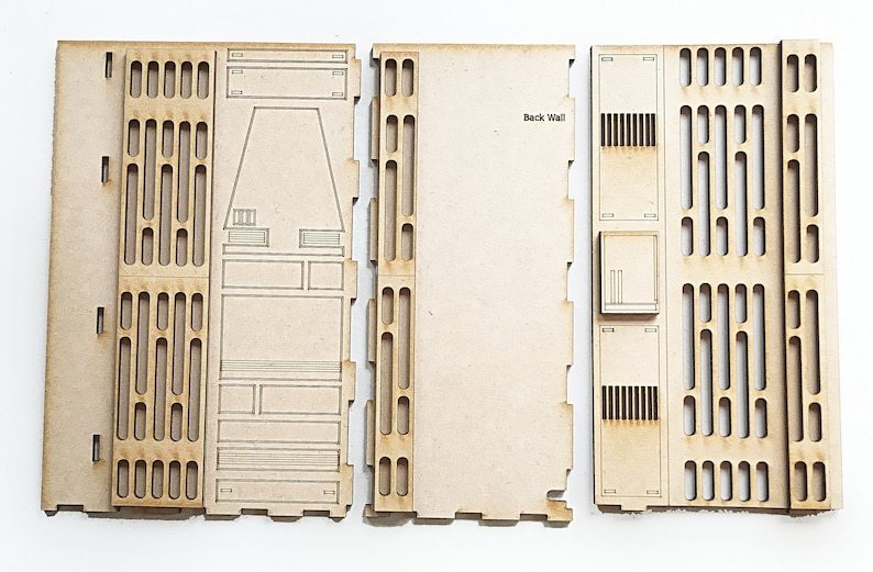 Star Wars Book Nook - Death Star Empire Corridor Shelf Display ...