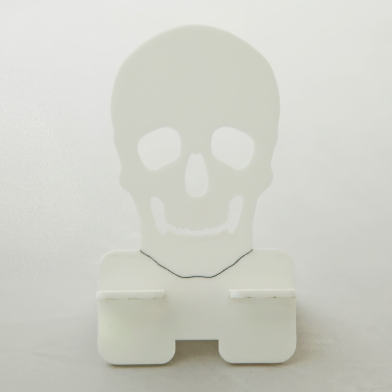 Skull Phone Stand SVG Ready to Cut for Glowforge or Other - Etsy