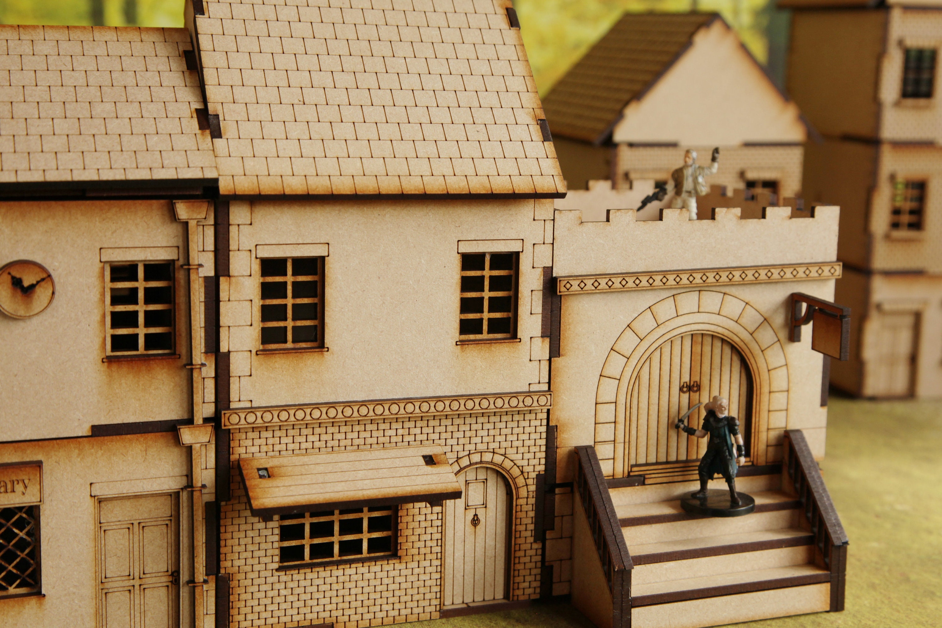 Six Buildings for Wargamers, Ttrpg, WWI, WWII, Modern, Victorian Street ...