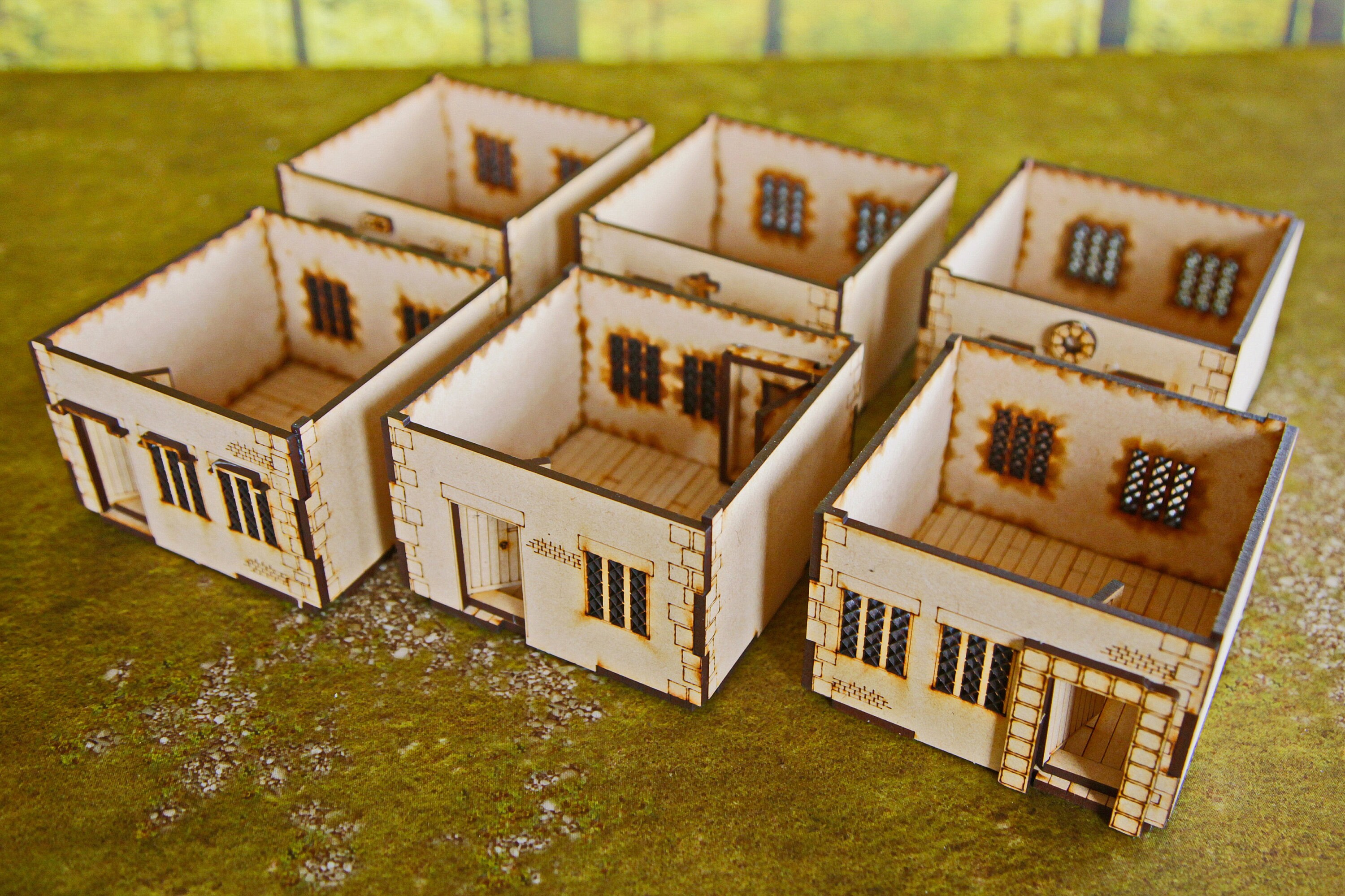 Three Cotswold Style Wargame or TTRPG Buildings. Medieval Stone Houses ...