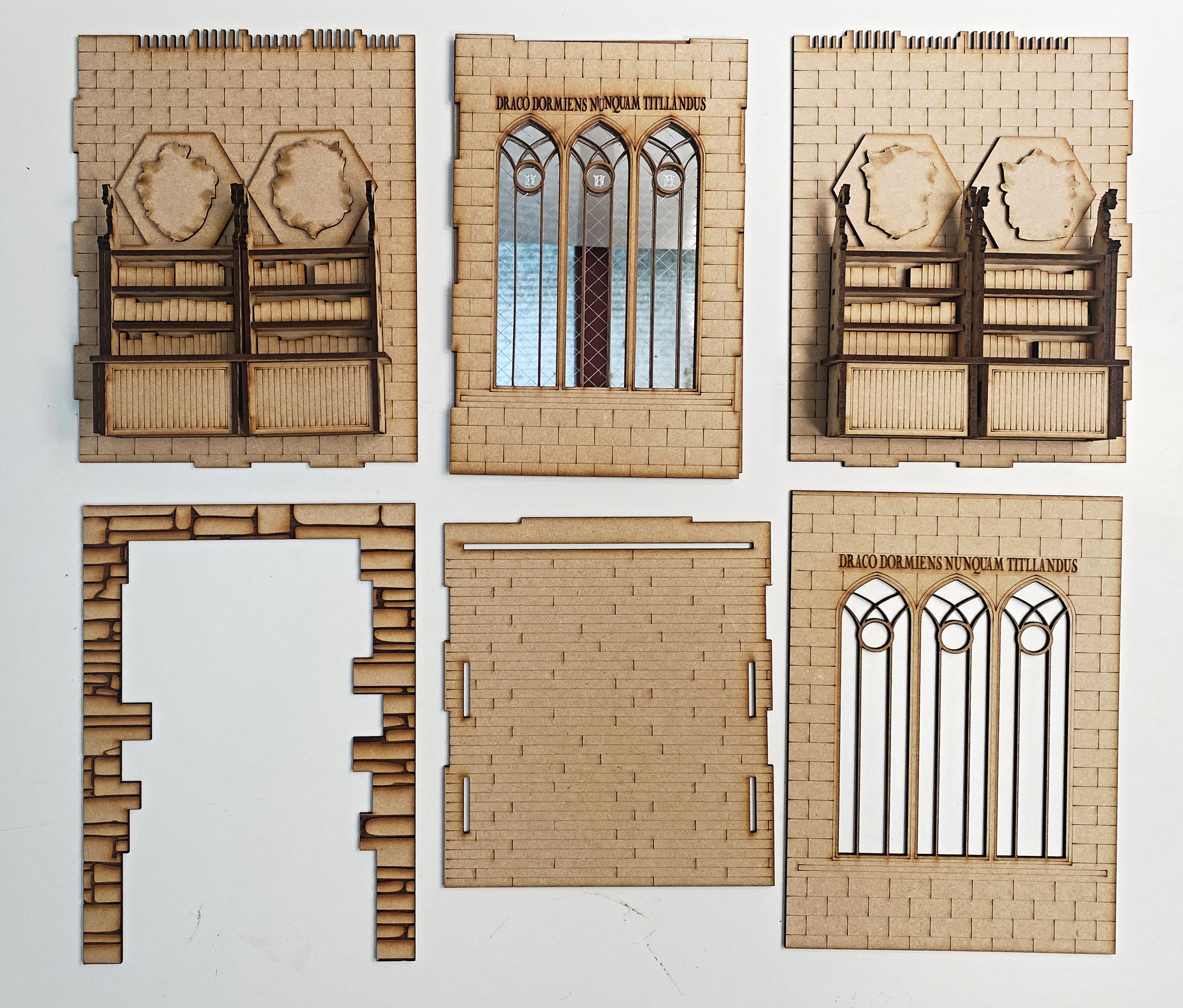 Wizards Library Study Room - Potter Inspired - Laser Cut or CNC Digital ...