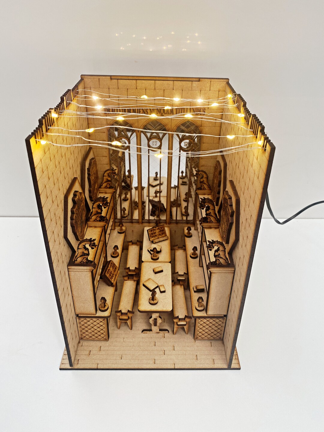 Library for Wizards and Witches, Extra Wide With Bookcases, Books and ...