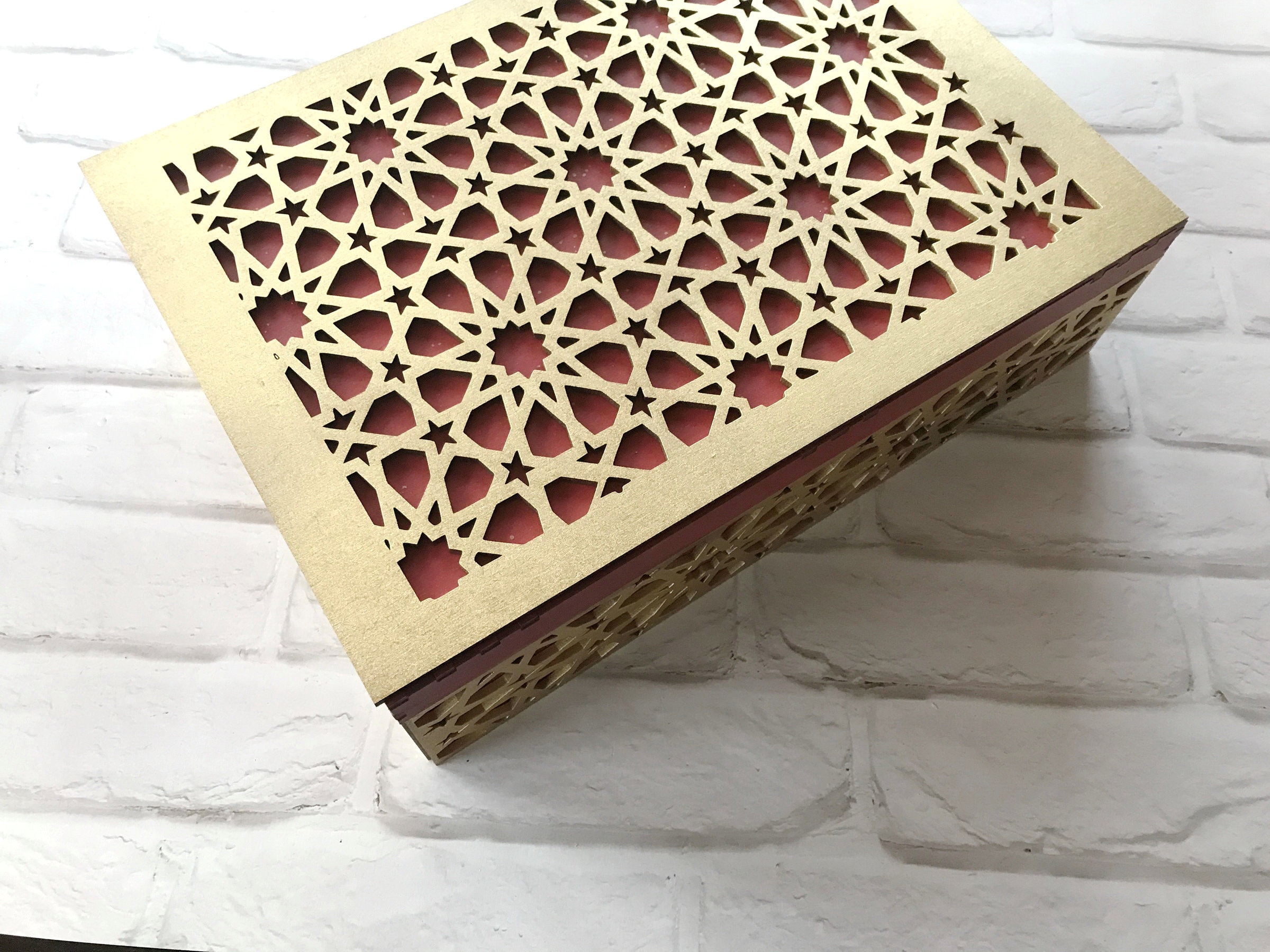 A4 / Letter Sized Box Fancy Outer - SVG - Glowforge / Laser Designs SVG ...