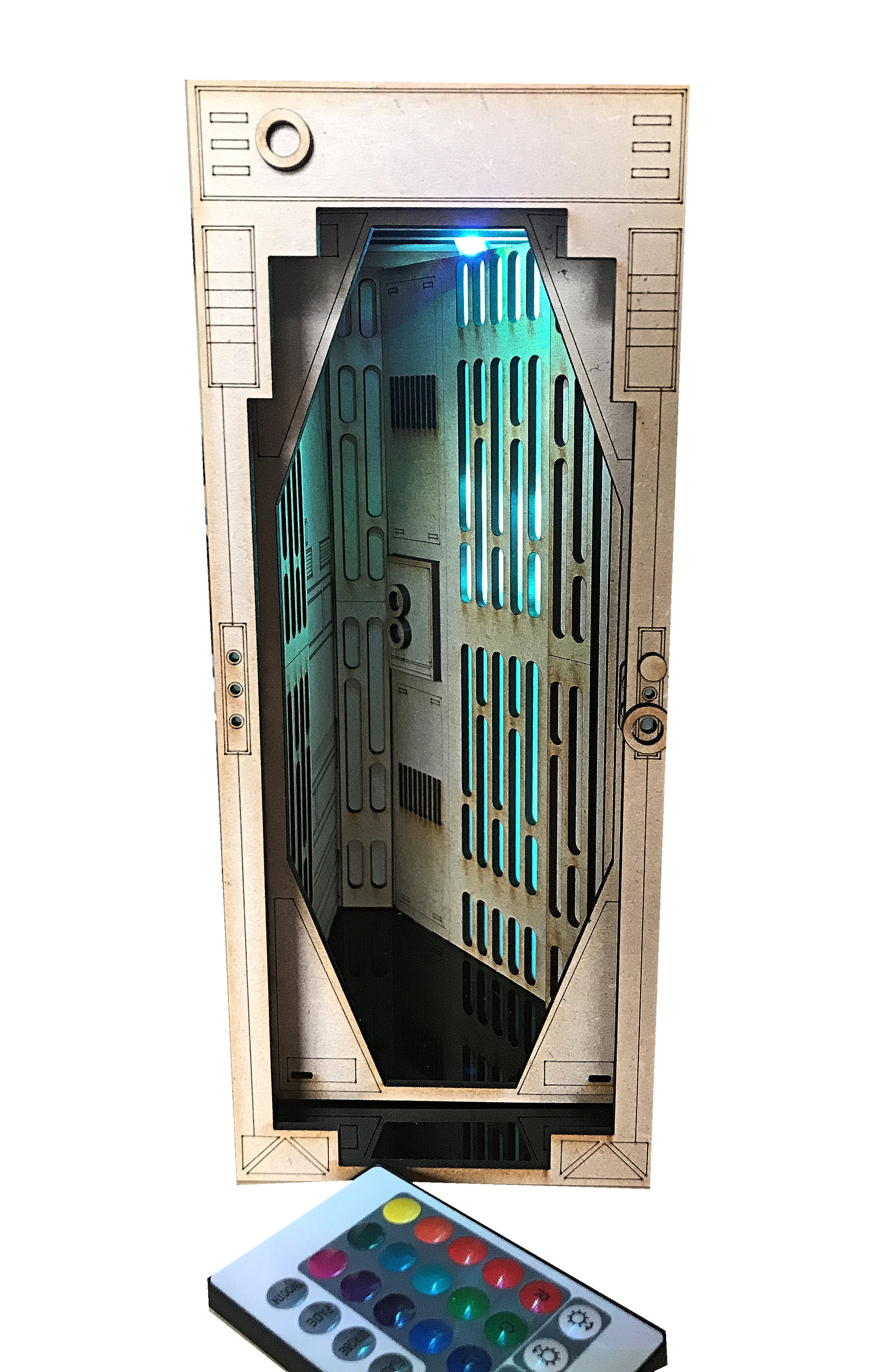 Star Wars Book Nook - Death Star Empire Corridor Shelf Display ...