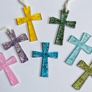 Cross Charm Rear View Mirror Hanging Decor - Etsy