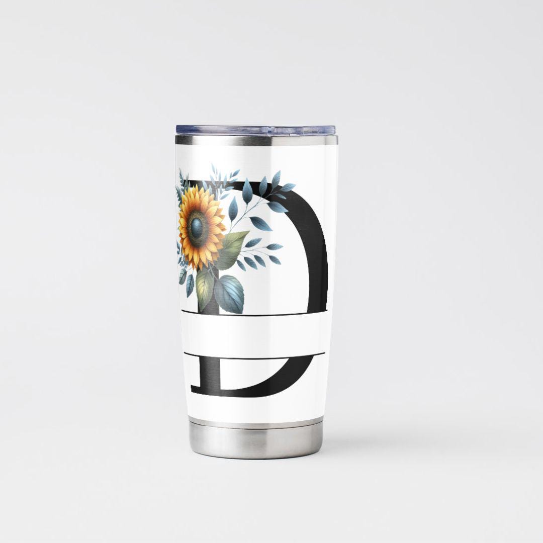 Sunflower Split Monogram | Png | Sunflower Alphabet | Sublimation ...