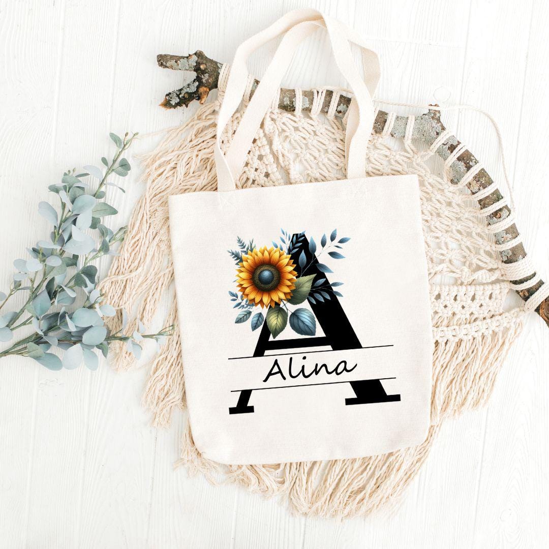 Sunflower Split Monogram | Png | Sunflower Alphabet | Sublimation ...