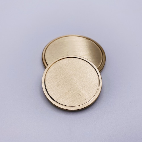 Brass Coin Blanks Challenge Coin Reed Edge Grooved - Etsy